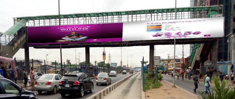 Bridge Panel Billboard At Onipanu Bus Stop Ikorodu Road, Lagos ...